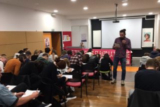 Dictée ELA avec Stéphane Brogniart – cité scolaire Jules Ferry